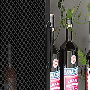 PIBM Stylish Simplicity Wine Rack Wine Glass Holder Iron Wine Rack Wall-Mounted Goblet Holder Multi-Purpose Wine Rack Wall Hanging