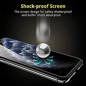UNBREAKcable 3-Pack Screen Protector for iPhone 11 Pro/iPhone XS/iPhone X, Double Shatterproof Tempered Glass [Easy Installation Frame] [9H Hardness] [HD Clear] [Case Friendly] for iPhone 5.8 inch