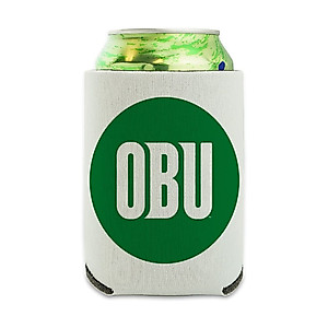 Oklahoma Baptist University Primary Logo Can Cooler - Drink Sleeve Hugger Collapsible Insulator - Beverage Insulated Holder