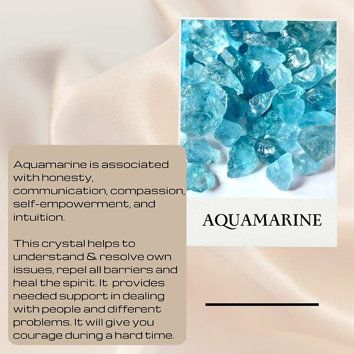 AUDRIELLE 925 Sterling Silver Ring, Aquamarine Pear Shape Handmade Gemstone, Adjustable