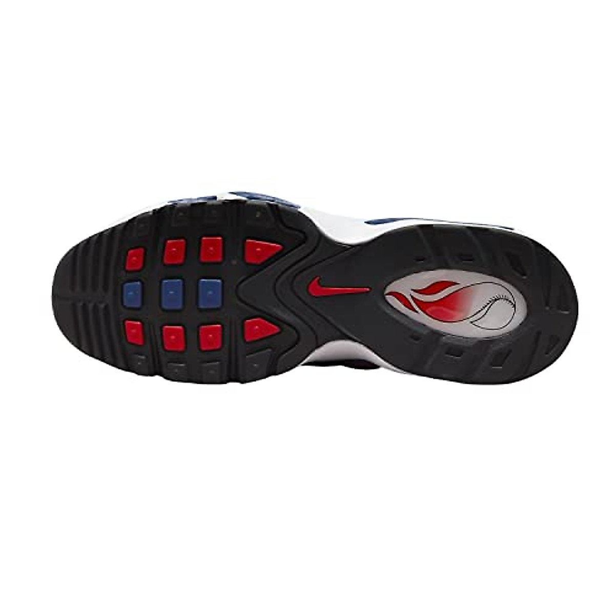 Nike mens Air Griffey Max 1 Shoes, Black/Deep Royal Blue-universi, 8.5