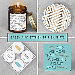 Luxe England Gifts Funny Friend Gifts for Women - Unique Funny Gift Box Great as Birthday Gifts for Best Friend Woman, Funny Gifts for Friends, Friendship Gifts for Women