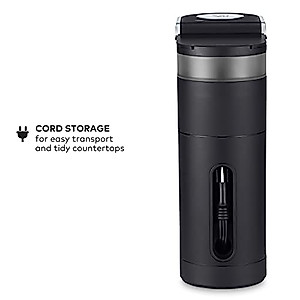Matte Black Hot Beverage K-Mini Dispenser