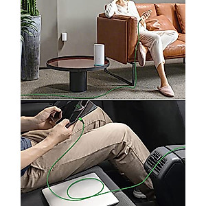 Besgoods USB C to USB C Fast Charging Cable, [10ft, 2Pack] PD Fast Charging Type C Charger Compatible with Galaxy S22 Ultra/S21 FE, A53, Note20, Pad Pro/Air5/4/Mini6, Tab S8, Pixel 6/5 -Green,2Pack