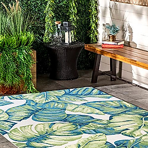 nuLOOM Lisa Floral Indoor/Outdoor Runner Rug, 2' 6" x 6', Multi