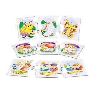 Carson Dellosa What Happens Next? Pre-Reading Puzzle Game Set, Colorful 3-Scene Picture Sequencing Phonics Game With 14 3-Scene Puzzles, Ages 4+ (42 pc)