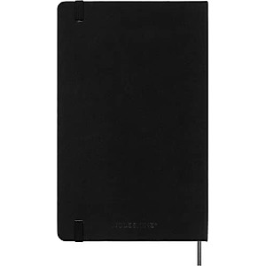 Moleskine Smart Notebook, Large, Plain, Black, Hard Cover (5 x 8.25)