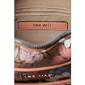 NINE WEST Georgi Mini Convertible Camera Crossbody Magnolia Logo Floral One Size
