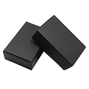 30 Pieces 3.1x2.3x0.8 inch Mini Crafts Small Cardboard Gift Boxes Kraft Paper Packing Boxes Cardboard Package Box Visit Card Handmade Party Kraft Paper Packaging Case