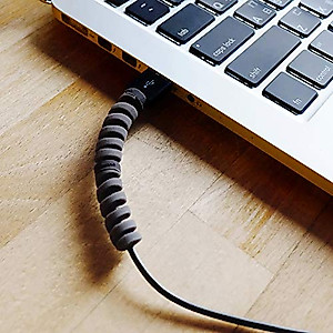 Lead Trend CP-0104 CP-0104 Twist Cable Protection Cover, Black, Set of 4