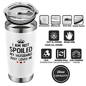 Gifts for Wife - Wife Gifts, Gifts for Her - Wedding Anniversary for Wife, Wife Birthday Gift Ideas, Mothers Day Gifts for Wife, Valentines Gifts for Her - I Love You Gifts for Her - 20 Oz Tumbler