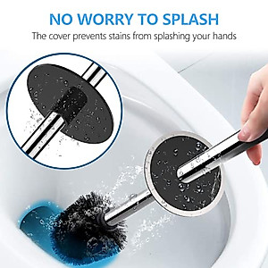 SetSail Toilet Bowl Brush and Holder Compact Size Toilet Brushes for Bathroom with Holder & SetSail Toilet Bowl Brush and Holder, 2 Pack Compact Size Toilet Brushes for Bathroom with Holder