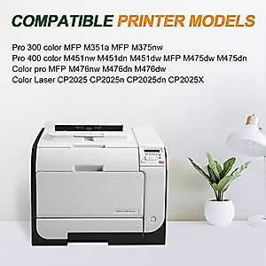 CAVDLE 305X Remanufactured Black Toner Cartridge Replacement for HP 305X 305A CE410A CE410X CE411X CE412X CE413X Work with HP Pro MFP M351A M375nw M451nw M451dn M451dw M475dw M475dn High Yield-1 Pack