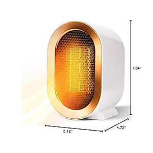 electric space heaters for indoor use: plug in portable small room personal heater with fan for bedroom bathroom | 1200 watt mini heater for office under desk table quiet handy 300 sq ft air heat