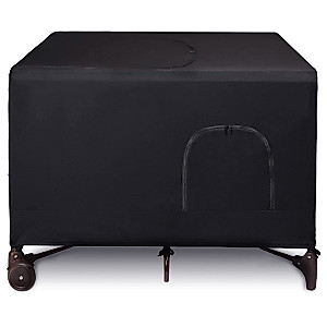 Kaitsece Crib Cover, Pack and Play Crib Canopy Cover, Stretchy Breathable Travel Crib Tent, Portable Blackout Tent for Indoor or Outdoor, Baby Netting Cover for Sleeping or Playing