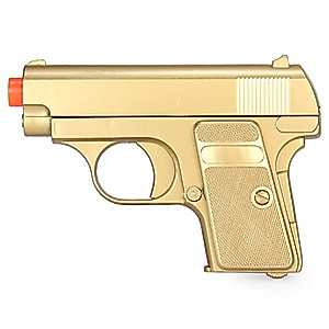 BBTac Airsoft Pistol Gold and Black Dual 328 Sub-Compact Mini Pocket Pistols 110 FPS Spring Airsoft Gun