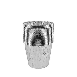 Pellet Smoker Grill Black Grease Drip Bucket with 20 Pack Disposable Foil Liner for Traeger Grills Wood Pellet Models 20/22/34 Series/Pit Boss/Z Grill/Oklahoma Joe/Camp Chef and Others