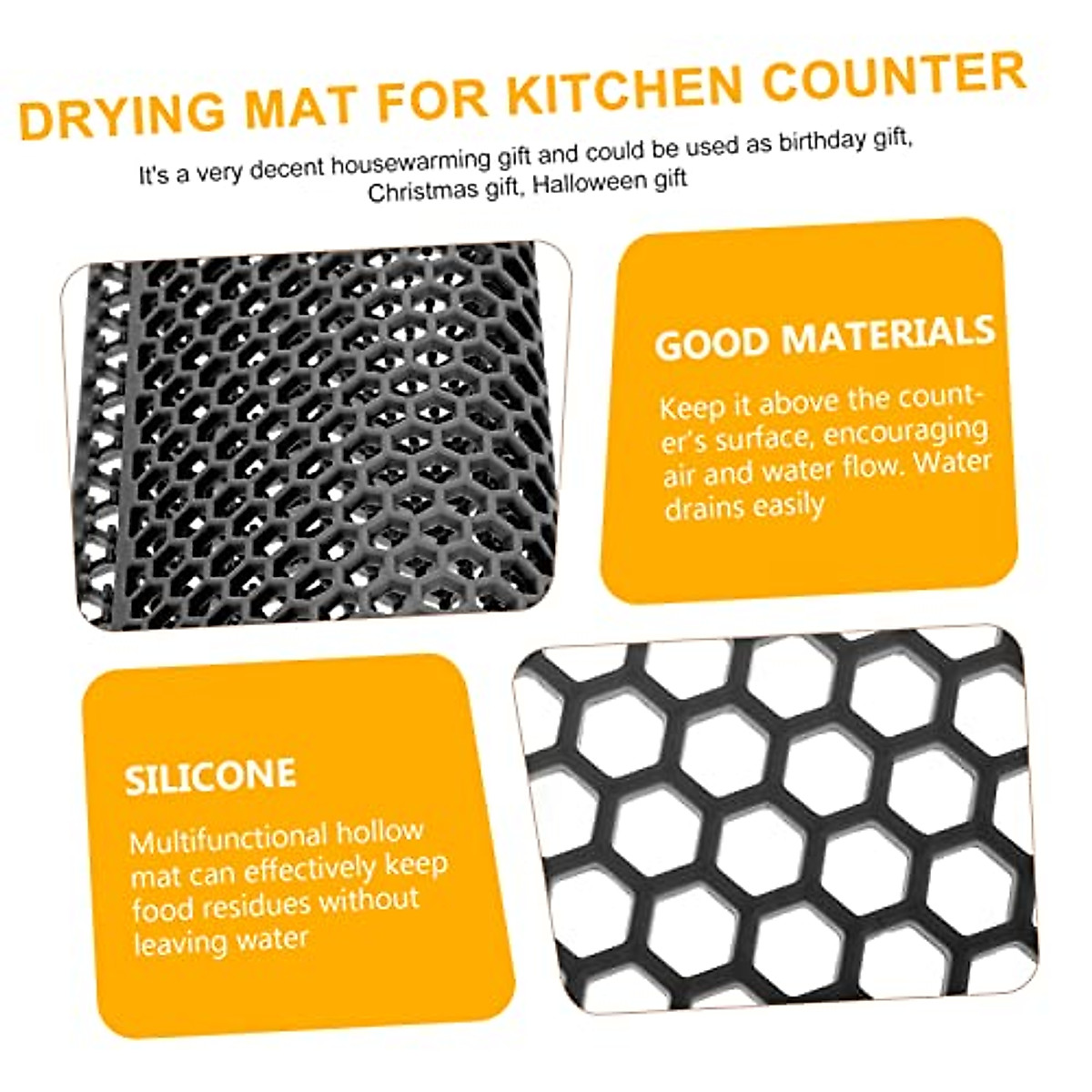 Silicone Table mat Under Sink Organizers and Storage Kitchen Sink Accessories countertop Under Sink mat Kitchen Sink mats Under Sink Storage placemat Silica Gel Pot Rack Dishes