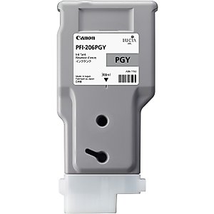 Canon PFI-206 Photo Gray Standard Yield Ink Tank (5313B001AA)