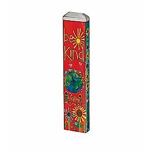 Studio M Be Kind 13" Mini Art Pole Small Decorative Indoor/Outdoor Garden Post, Great Gift, Stake Included for Easy Installation, No Digging Necessary - Made in The USA