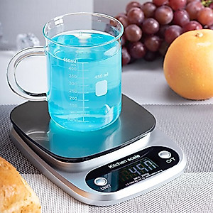 Caffeine Beaker Mug, Caffeine Molecule Mug - Chemistry Mug 16 oz Borosilicate Glass Coffee Mugs with Handle and Measuring for Coffee, Latte, Tea or Hot and Cold Beverage, Tea Coffee Mug by Amugo