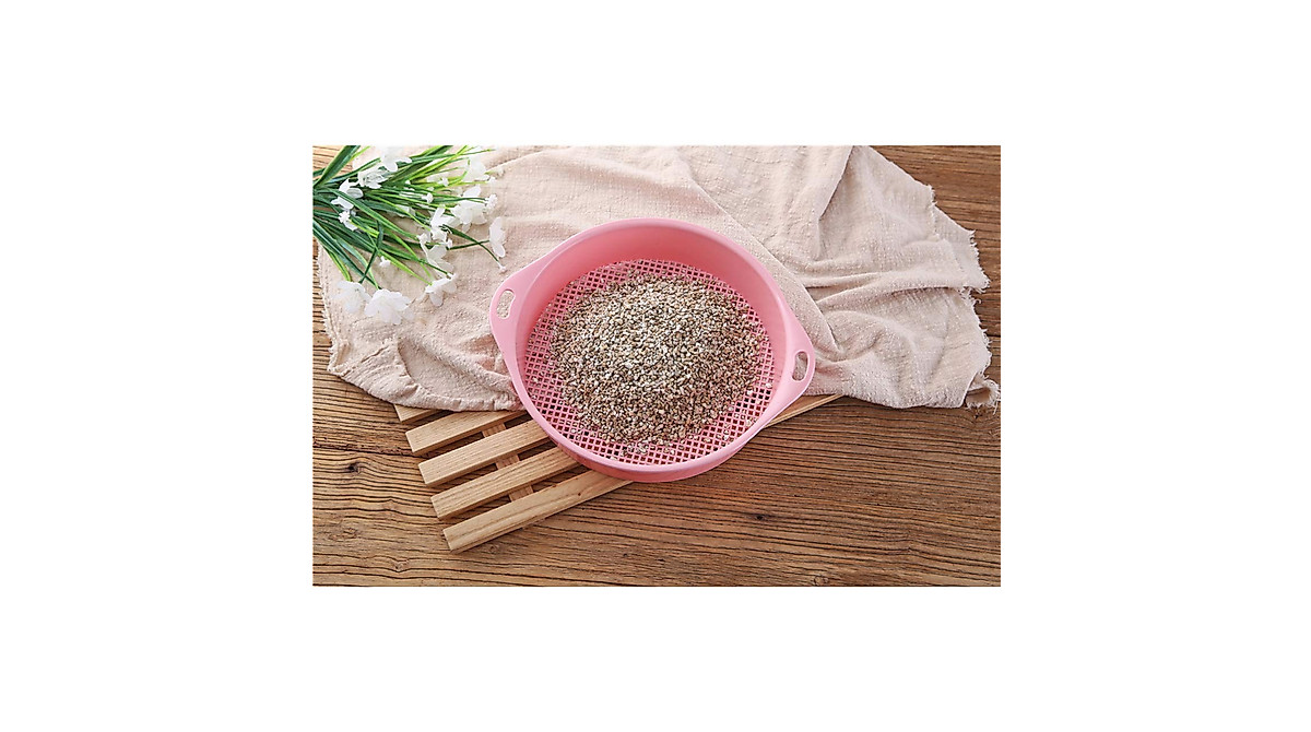 Pink Garden Sieve for Soil & Gravel – Buy Now!