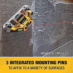 DEWALT DW0802 33'. Laser Square, Yellow