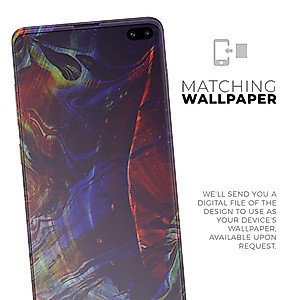 DesignSkinz Liquid Abstract Paint Remix V66 Protective Vinyl Decal Wrap Skin Cover Compatible with The Samsung Galaxy S20 (Screen Trim & Back Glass Skin)