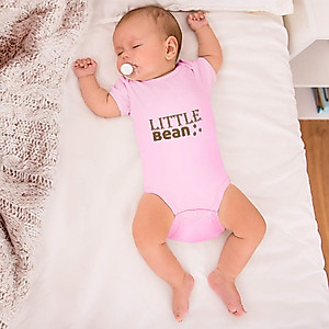 Custom Personalized Boy & Girl Baby Bodysuit Little Bean A Funny Cotton Baby Clothes White Design Only Newborn