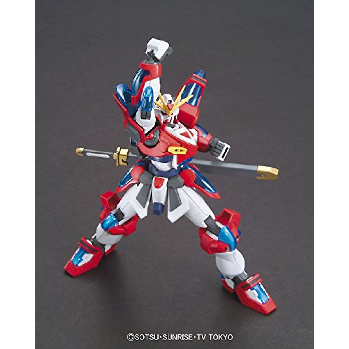 TAMASHII NATIONS Bandai HGBF 1/144 Kamiki Burning Gundam Gundam Build Fighters Action Figure