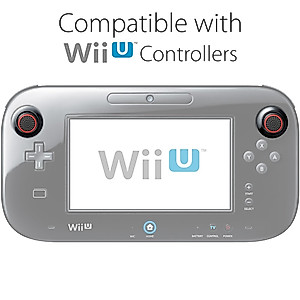 Fosmon (Set of 8) Analog Stick Joystick Controller Performance Thumb Grips for PS4, PS3, Xbox ONE, ONE X, ONE S, 360, Compatible with Nintendo Switch Pro (Black and Red)