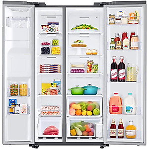 SAMSUNG RS27T5200SR 27.4 Cu.Ft. Stainless Side-by-Side Refrigerator