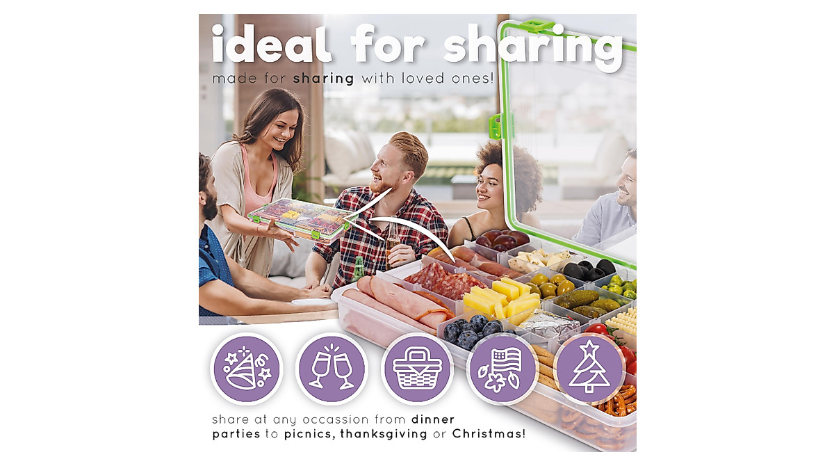 Reel Bites Snackle Box - The Ultimate Travel Snack Container