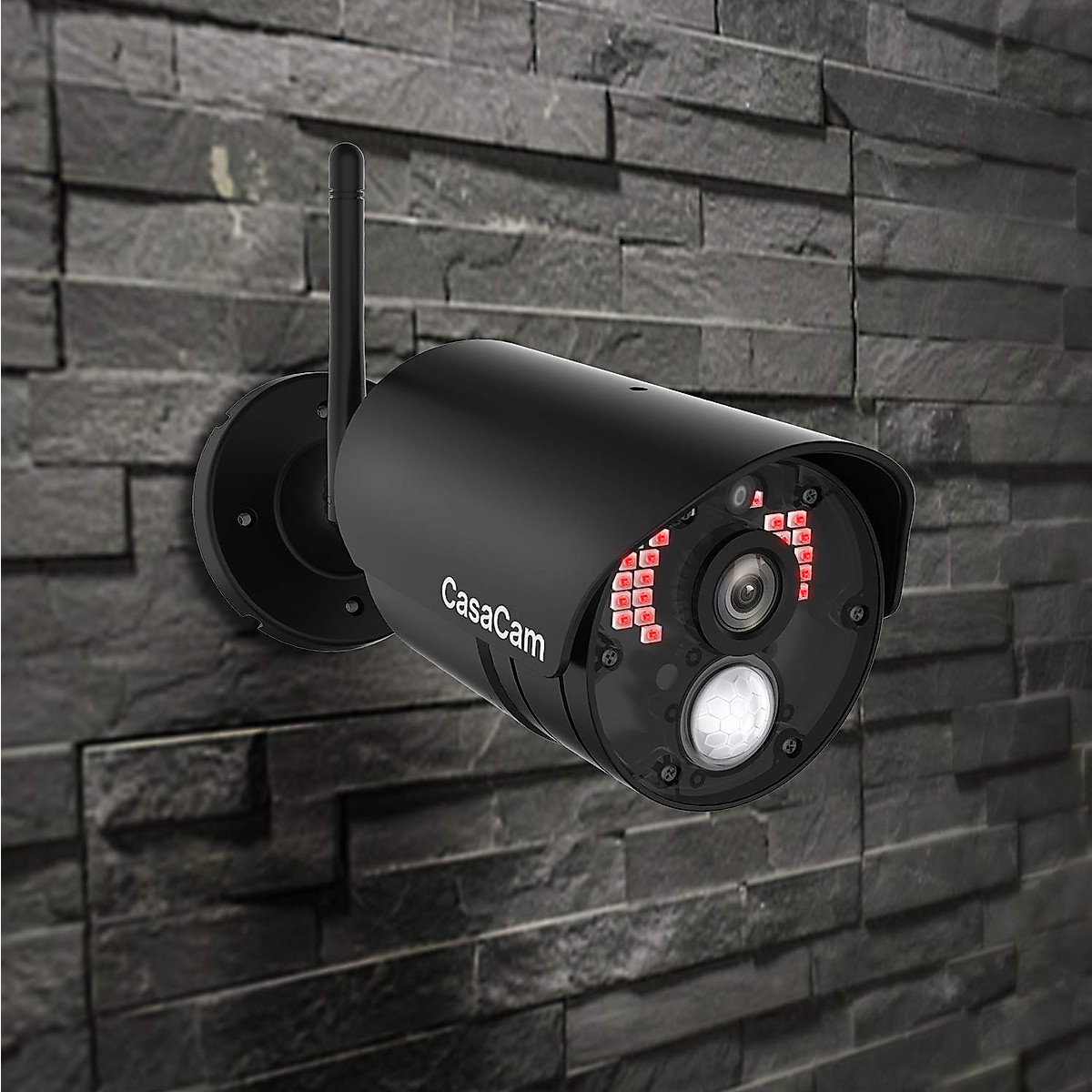 CasaCam VC800 AC Powered HD Night-Vision Camera for VS802 and VS1002 7" Wireless Security System (add-on Camera)
