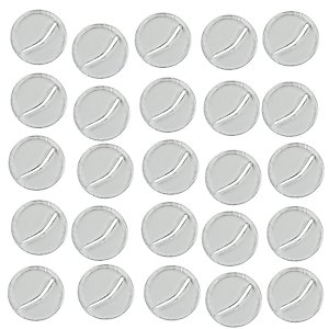 LITKO Paper Miniature Bases | Slotted Paper Figure Holder | Compatible with Dungeons and Dragons | Game Card Stands (3mm Clear Acrylic, 20mm)