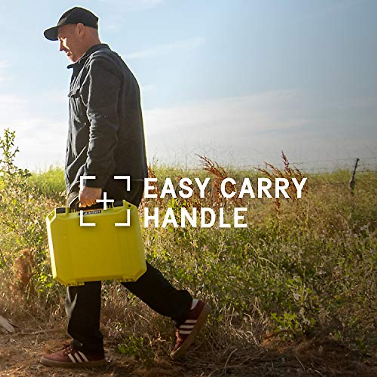 Vault by Pelican - V200 Multi-Purpose Hard Case with Foam (Bright Green)