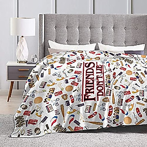 Christmas Lights Blanket Fleece Fuzzy Comforter Lightweight Soft All Season Throw Blankets Birthday Gifts for Men Women Boys50 x40