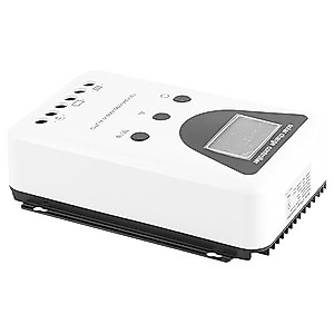 Fewb MPPT Solar Charge Controller, 12V 24V 36V 48V Auto MPPT Charge Controller Solar Panel Regulator with LCD Display, Max PV 100V 4 Stage Safe Charging Solar Panel Charge Controller(100A)