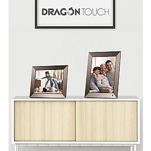 Dragon Touch 10 Inch WiFi Digital Picture Frame,Adjustable Magnetic Stand,IPS Touch Screen HD Display,16GB Storage,Motion Sensor,Auto-Rotate,Share Photos and Video via App and E-mail(Classic 10 Elite)