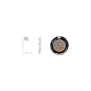 Pilar BLLaC Blonde to Brunette Better Brow Powder, Soft and Natural Eyebrow Powder For Women, Helps Enhance & Define For Naturally Looking Color All Day, Brow Makeup Powder, Easy To Apply & Remove