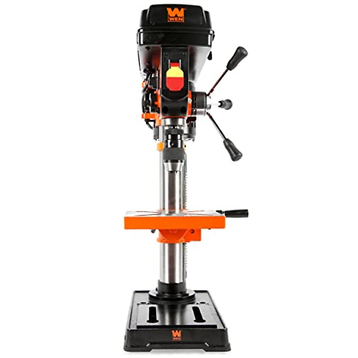 WEN 4211 3.2-Amp 10-Inch 5-Speed Cast Iron Benchtop Drill Press with Laser and Keyless Chuck , Black