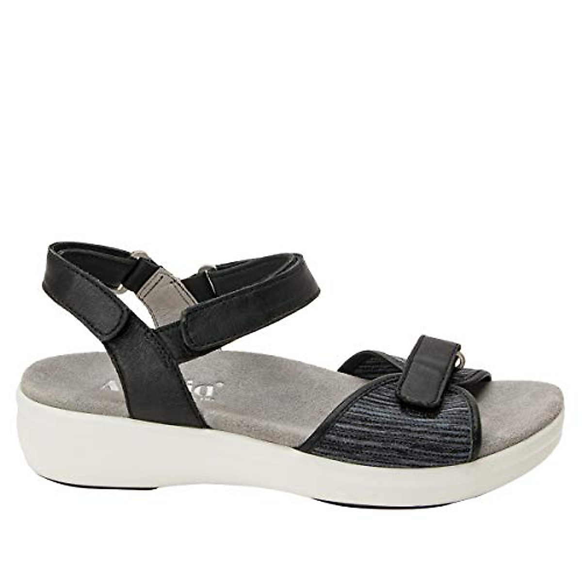 TRAQ by Alegria Qali Womens Smart Walking Shoe Black 8 M US