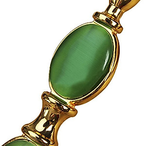 Handheld Magnifying Glass, 8X Magnifier Glass with Gold-Plated Frame - Elegant Reading Magnifying Glass, Light Weight Magnifier for Seniors Reading, Soldering, Inspection, Coins, Jewelry