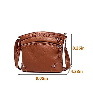Purses for Women Soft PU Leather Shoulder Bag.HgOgTg Ladies Crossbody Purse Pocketbooks (1#)