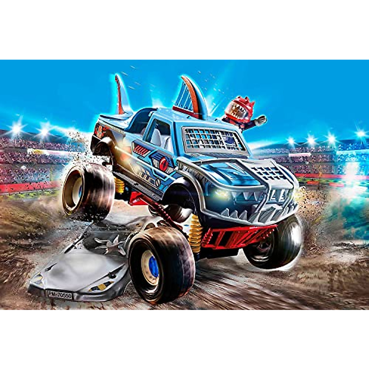Playmobil Stunt Show Shark Monster Truck Toy