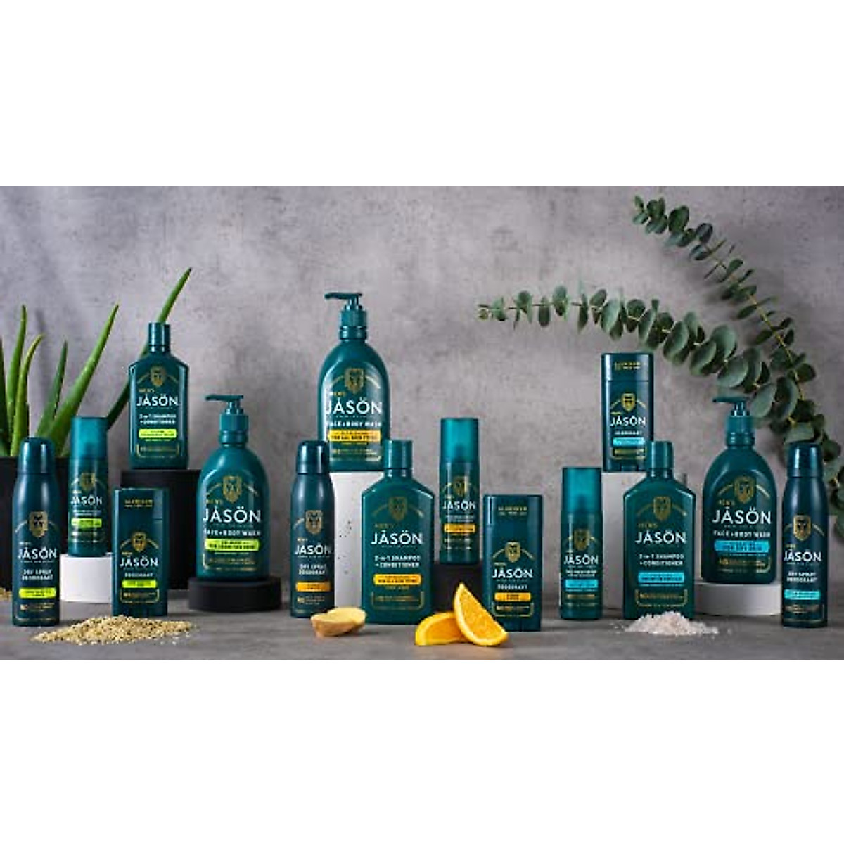 Jason Men's Calming 2-in-1 Shampoo and Conditioner, 12 oz