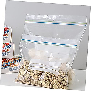 Zerodeko 180 Pcs Storage Bag Vacume Seal Bags Gallon Freezer Bag Reusable Food Freezer Bags Seal Fresh Sealed Leakproof Freezer Bag Leakproof Bags Sealed Fresh Child Refrigerator Toiletries