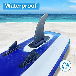 GEUNTECH Kayak Tracking Fin Detachable Watershed Board Fin for Kayak Canoe Boat Dinghy Accessories (1 Large Tracking fin)