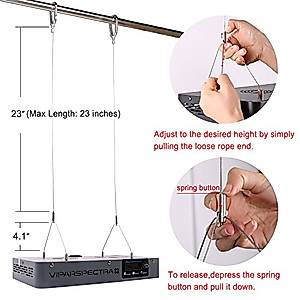 VIPARSPECTRA Timer Control Dimmable 165W LED Aquarium Light Full Spectrum for Grow Coral Reef Marine Fish Tank LPS/SPS