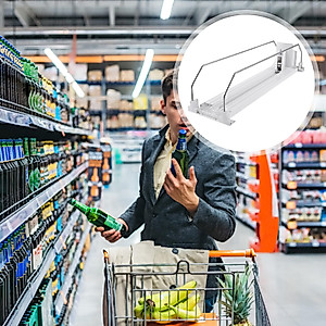 Kichvoe Drinks Soda Can Dispenser for Refrigerator Automatic Pusher Glide Supermarket Pusher Beverage Glide Fridge Bottle Can Holder for Bottled Water Beer Putter